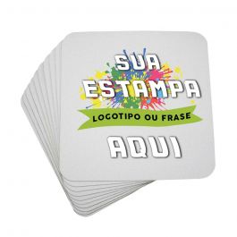 Mouse Pad Personalizado 20x20 cm Base Emborrachada